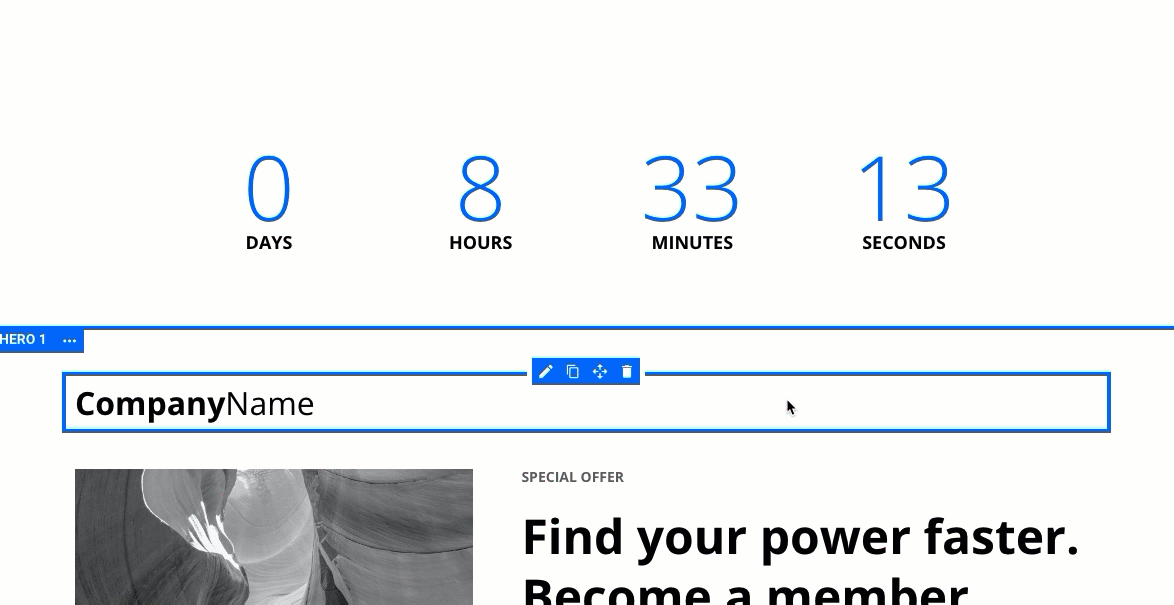 The countdown widget – Leadpages Knowledge Base